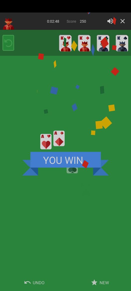 Google Solitaire High Score
